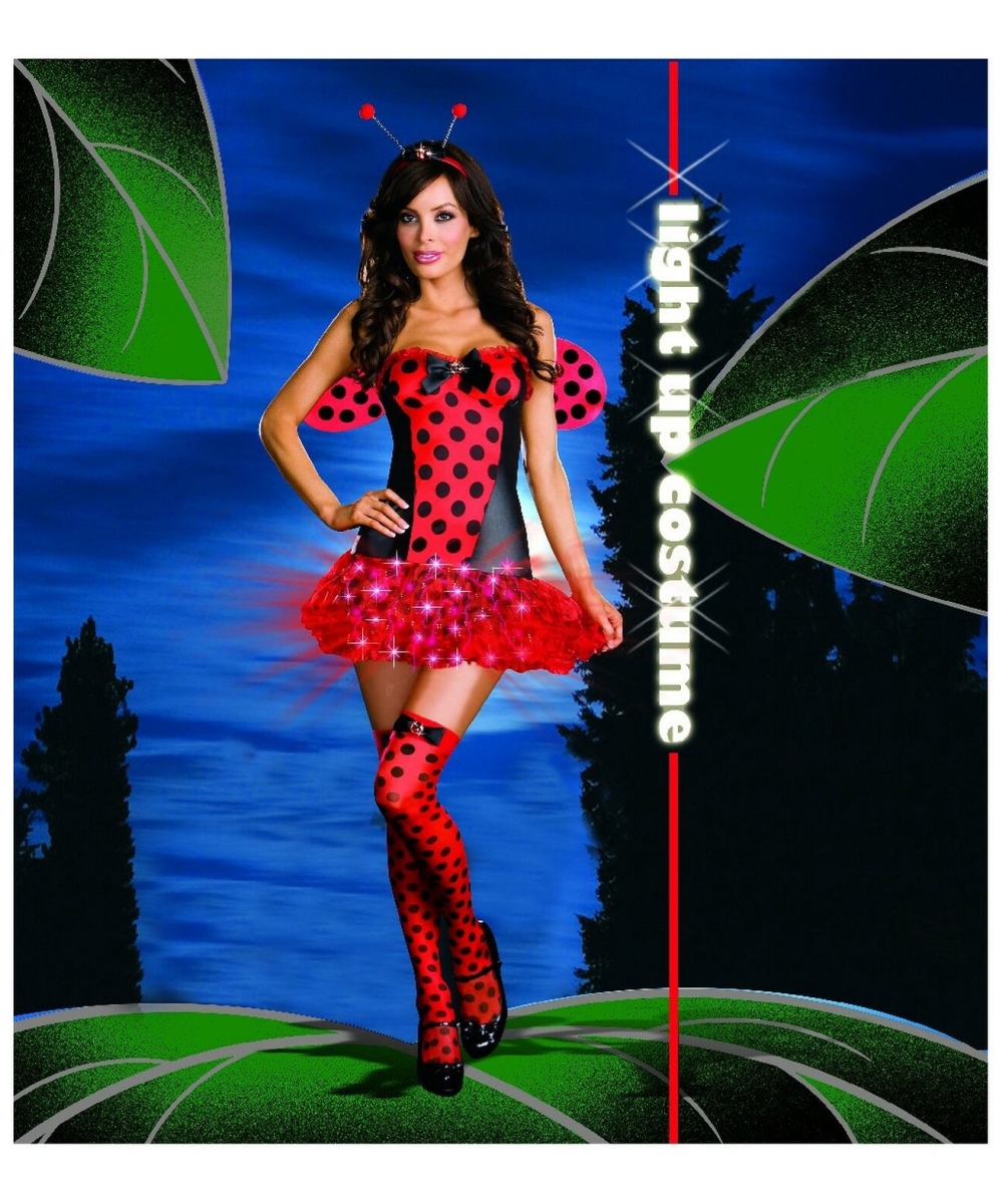 Ladybug Light Me Up Adult Costume Women Ladybug Costumes