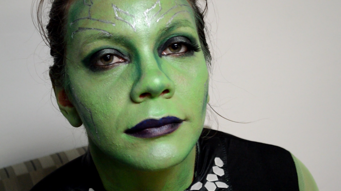 Gamora Cosplay Makeup