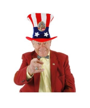 Adult Usa Uncle Sam Democrat Hat