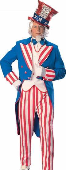 Adult Sequin Uncle Sam Hat - Men Halloween Costumes
