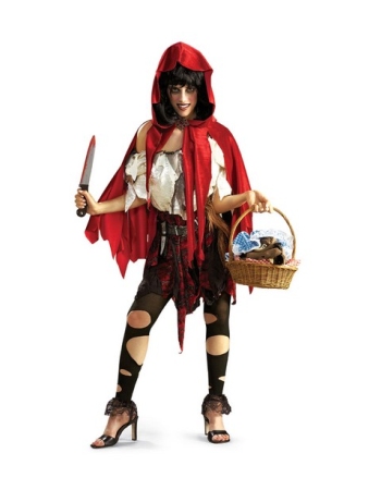 Little Dead Riding Hood Costume - Red Ridding Hood Halloween Costumes