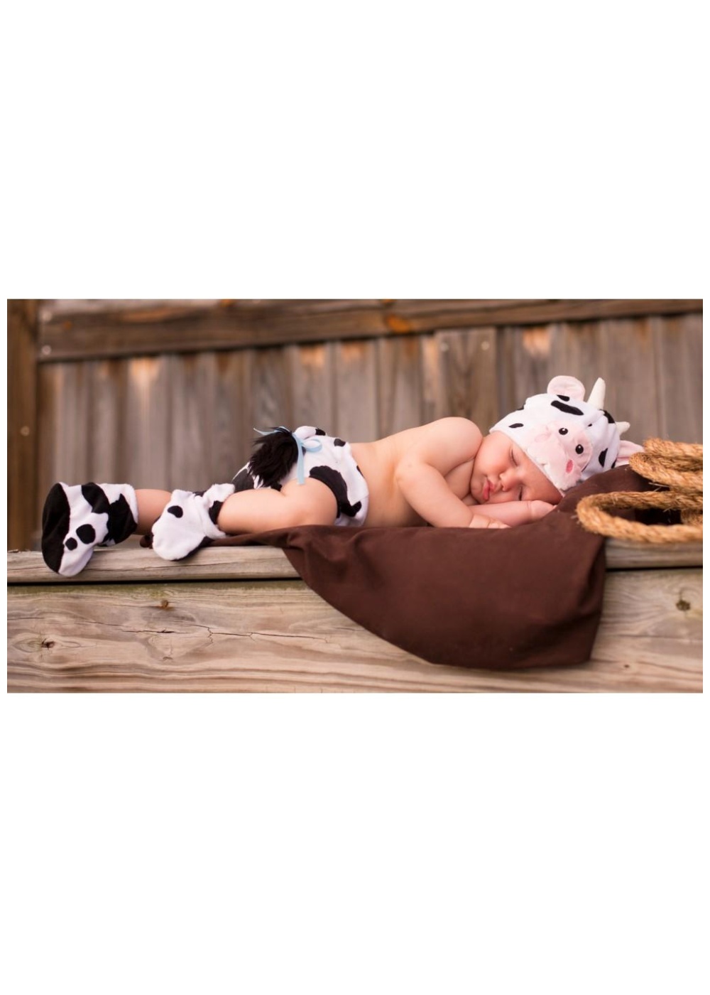 Cuddly Calf Cow Infant Diaper cover Set - Animal Costumes