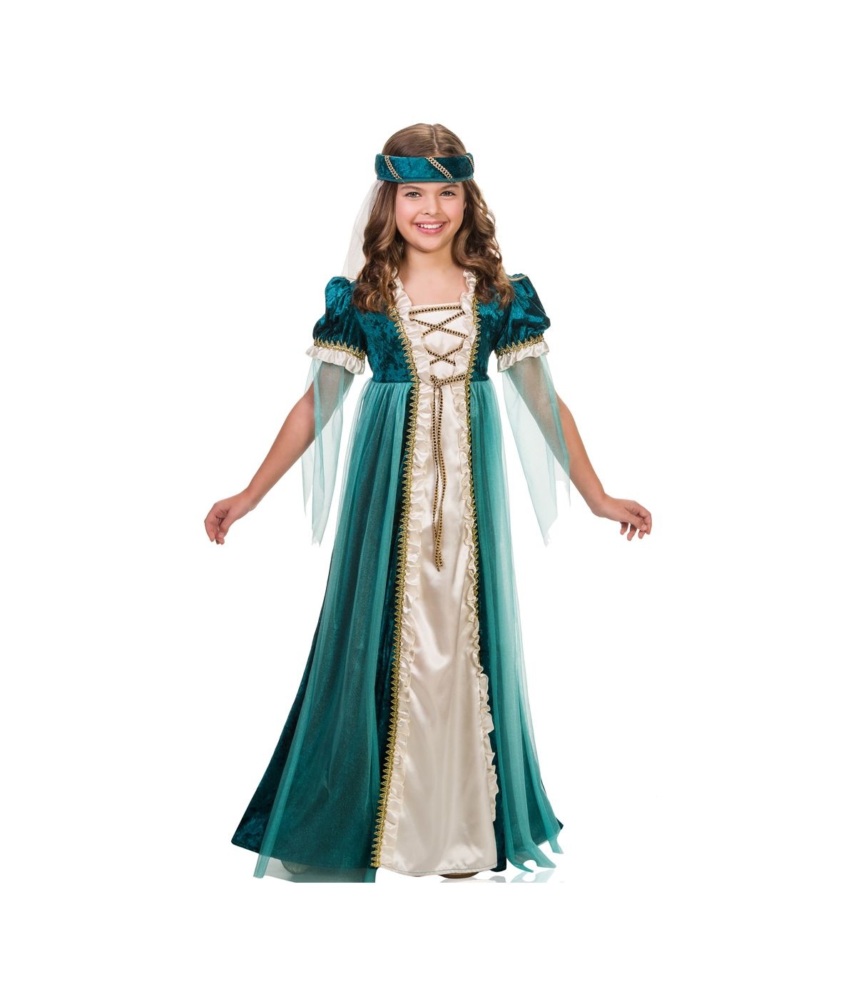 Emerald Juliet Renaissance Girls Costume - New Arrivals
