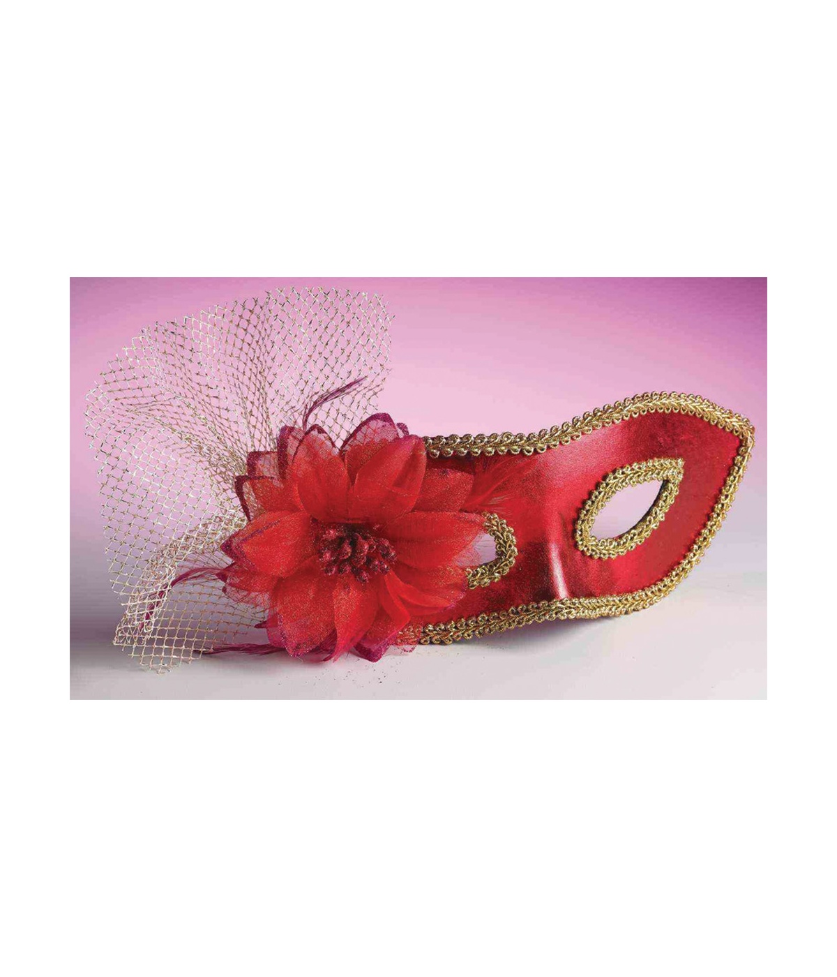 Red Masquerade Venetian Mask - Masks