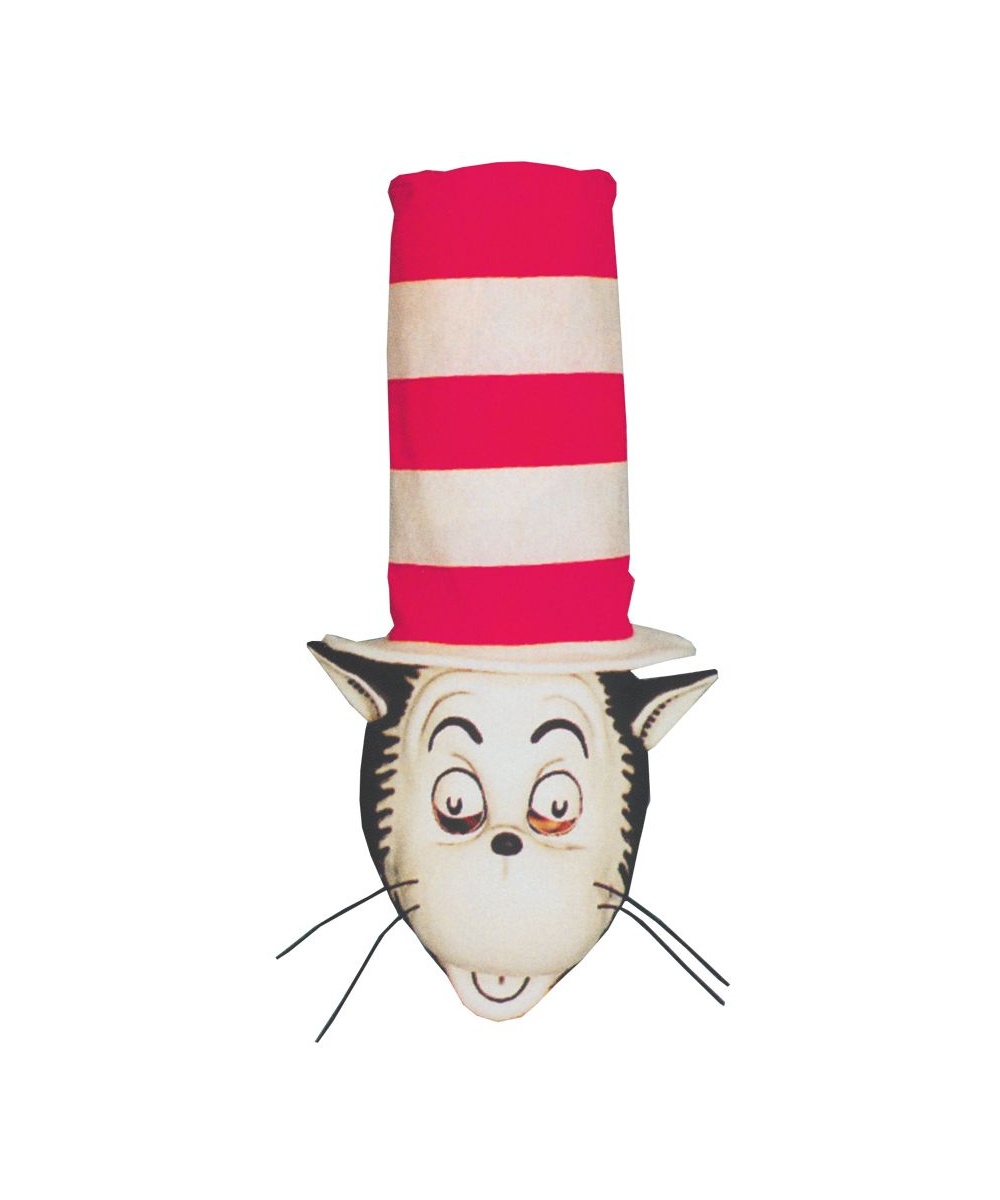 Cat In The Hat Mask With Hat Halloween Costume Mask