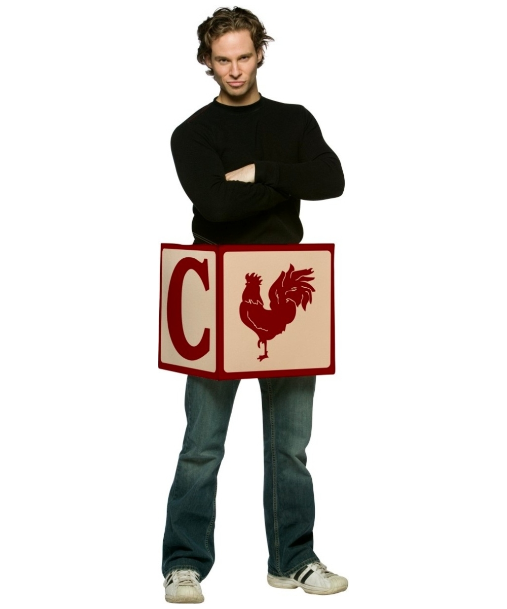 C#ck Block Costume - Adult Halloween Costumes
