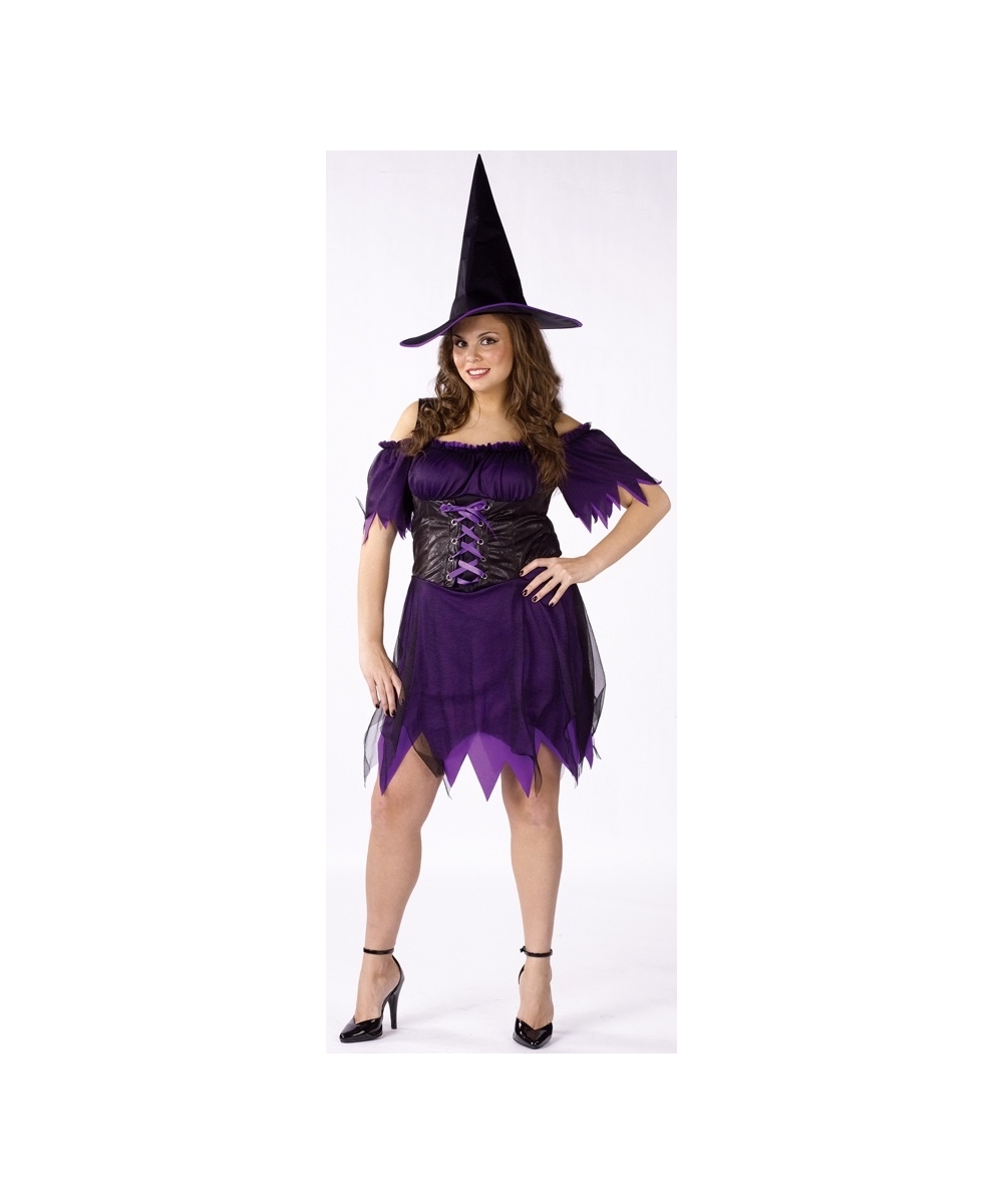 Dark Witch Plus Size Adult Costume - Women Costumes