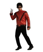 Michael Jackson Red Thriller Jacket Costume - Adult Costume - Deluxe ...