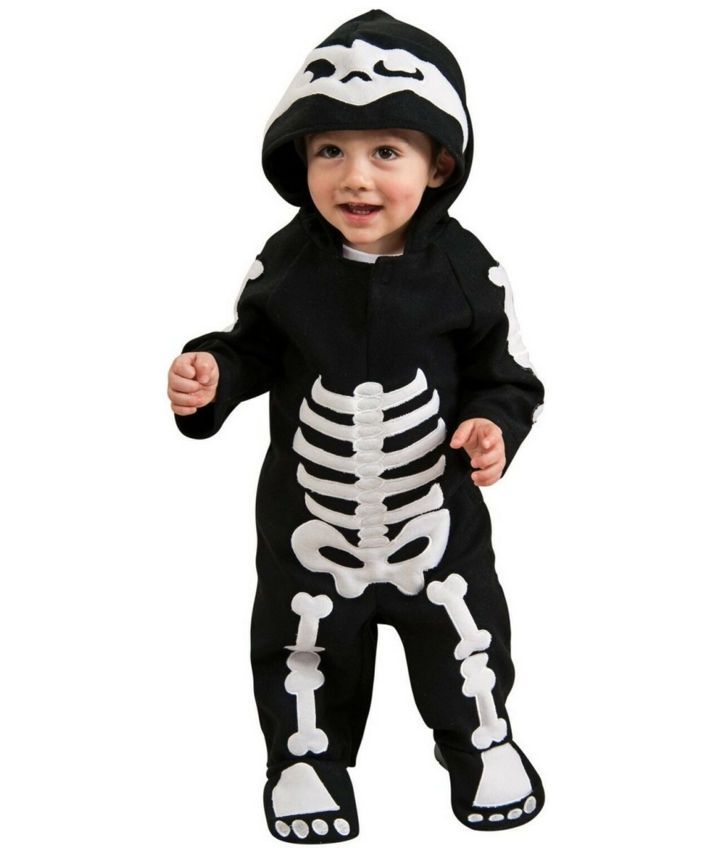 Baby Skeleton Costume Infant toddler Costume Skelton Halloween 