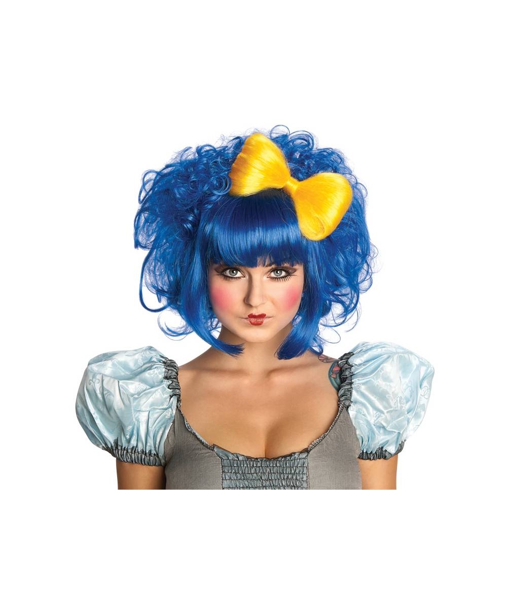 Cutie Doll Adult Wig Blue
