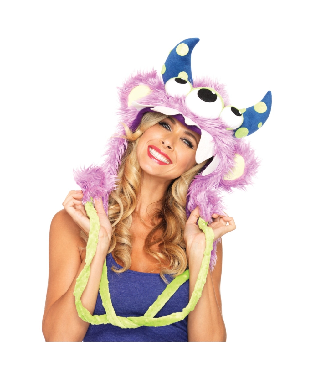 Adult Three Eyed Fred Monster Hood - Adult Costumes