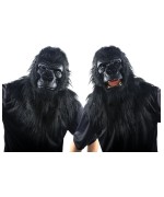 Monkey Chimp Mask - Halloween Adult Costume Mask