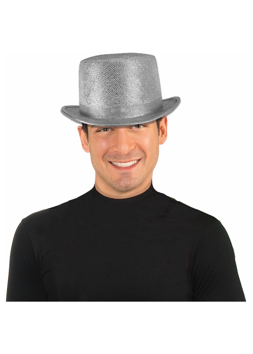Silver Diva Top Hat - Accessories