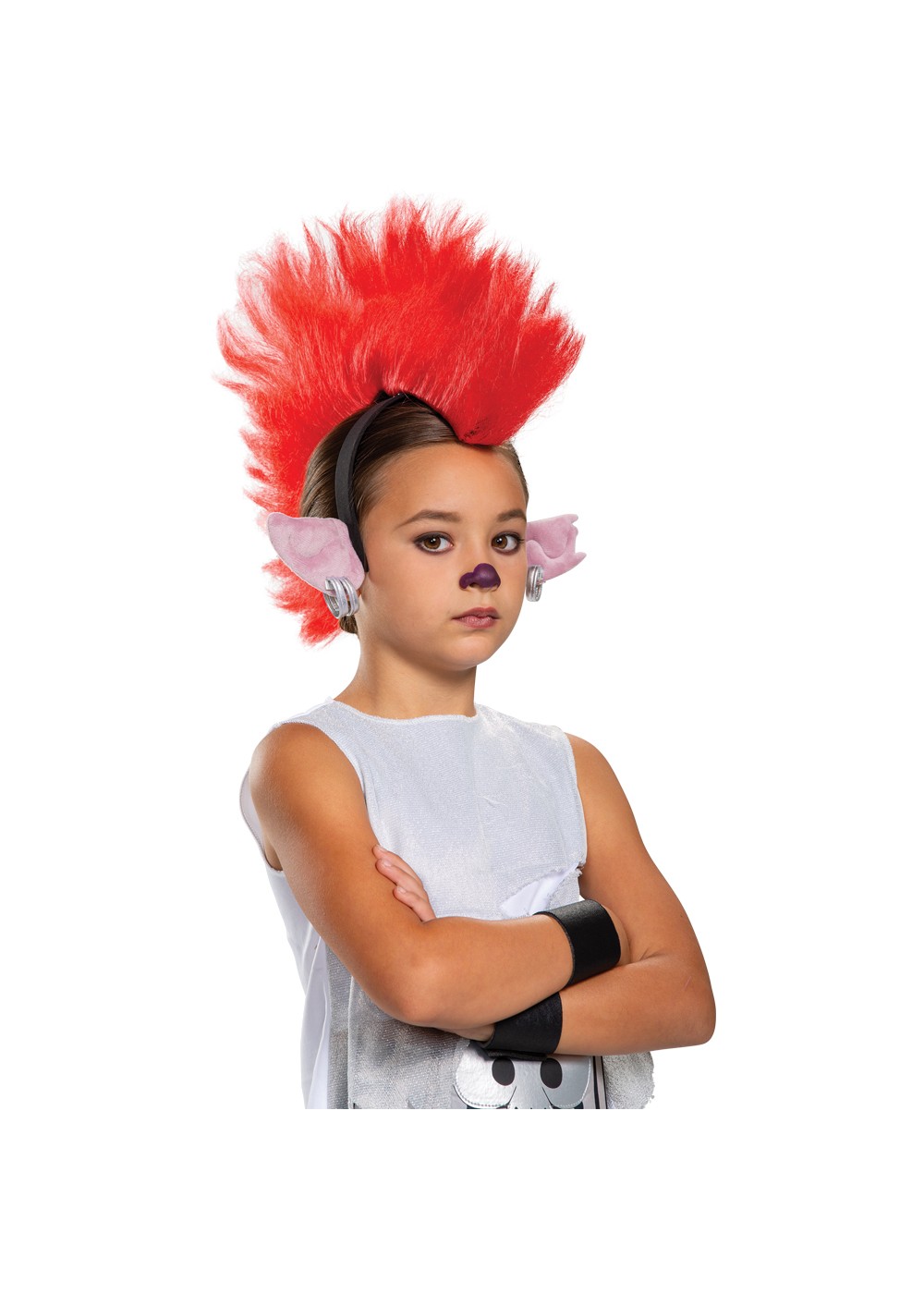Kid's Barb Headpiece Trolls Movie - Wigs